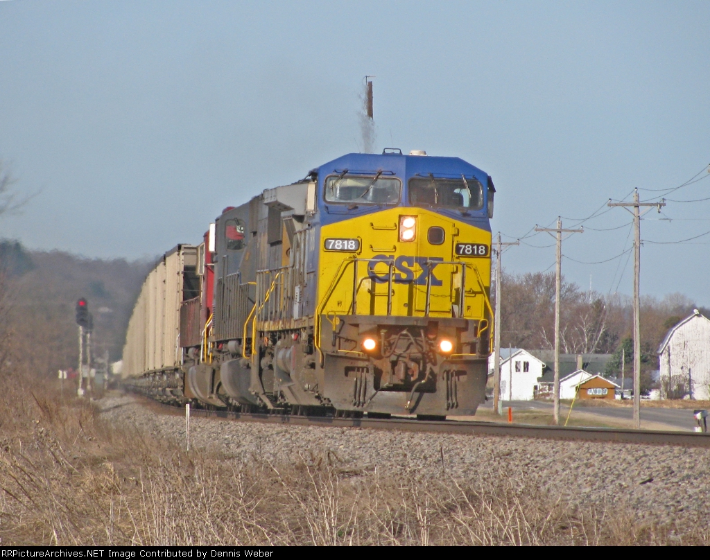 CSXT 7818, CP's Tomah Sub.